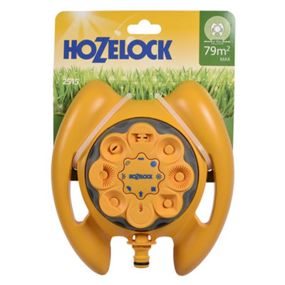 Hozelock Vortex Multiway Sprinkler Yellow (One Size) | DIY at B&Q