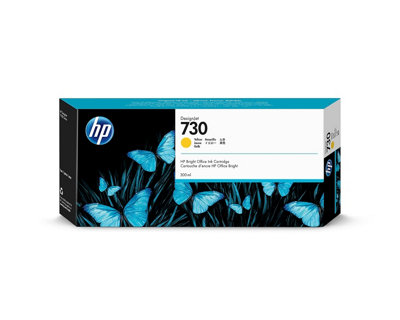 HP Cartouche dEncre 730 DesignJet Jaune, 300 ml