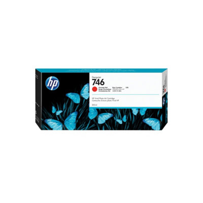 HP Original P2V81A 746 Chromatic Red Ink Cartridge 300ML