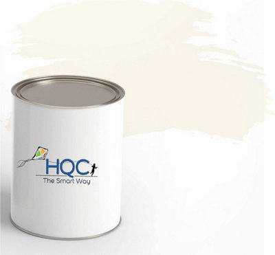 HQC Fence Paint Swiss Coffee Matt Smooth Emulsion Garden Paint 1L | DIY ...