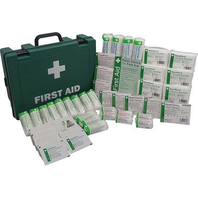 HSE Compliant First Aid Kit Suitable for 21-50 Person 126 Piece 1st Aid ...