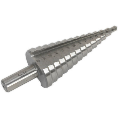 HSS 4341 DOUBLE FLUTE STEP DRILL BIT FOR PRECISION DRILLING - 4MM TO 30MM