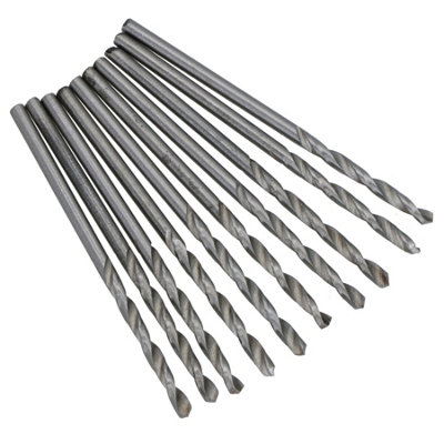 HSS Twist Spiral Drill Bits 2mm 10 Pack