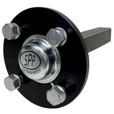 Hub & Stub Axle ATV Quad Trailer High Speed 4 Stud 100mm PCD 35mmx35mm ...