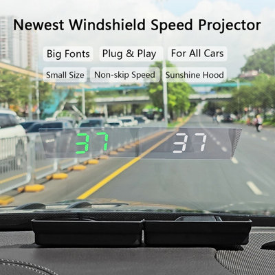 Hud Head Up Display Gps Speedometer Green