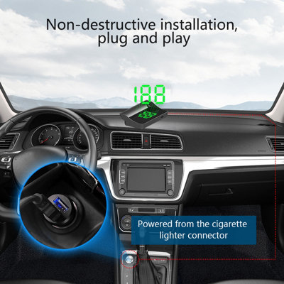 Hud Head Up Display Gps Speedometer Green