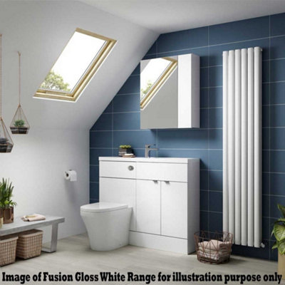 Hudson Reed Fusion 500mm Back-to-Wall WC Unit with Polymarble or ...