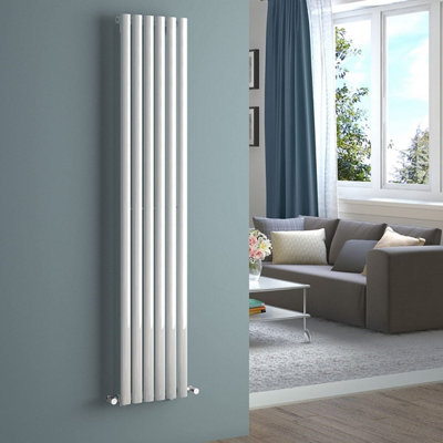 Hudson Reed Revive Vertical Single Radiator White 1500x354mm | DIY at B&Q