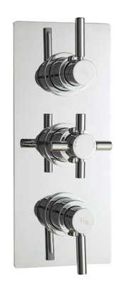 Hudson Reed Tec Pura Triple Thermostatic Shower Valve, Reliable ...