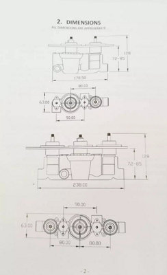 Hudson Reed Ultra Triple Valve VQTRIP1 - 3-Way Shower Valve for Multi ...
