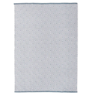 Hug Rug Woven Diamond Rug Denim Blue 120X170