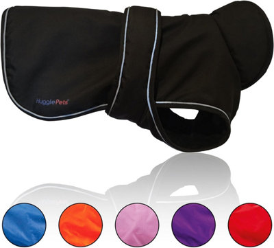 HugglePets Black Extra Small Arctic Armour Waterproof Thermal Dog Coat