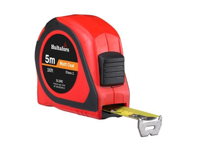 Hultafors 351223 SL5ME Short Tape Steel SL 5m/16ft (Width 19mm ...