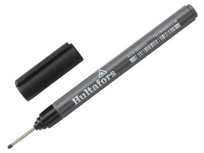 Hultafors Deep-Hole Precision Marker in Black for Tight Spaces