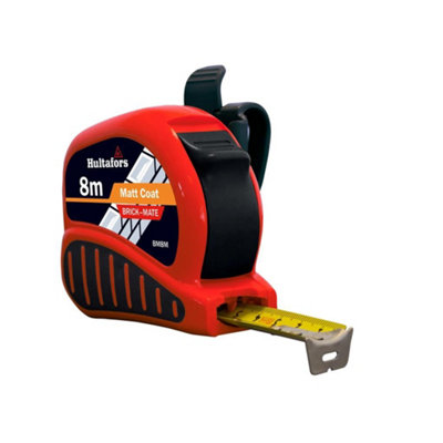 Hultafors Fisco 8m Brickmate Tape Measure Metric Block Count HUL352403 ...