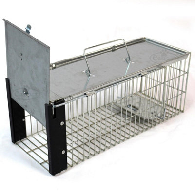 Humane Animal Trap for Vermine Rat/Squirrel Heavy Duty Metal Catcher ...