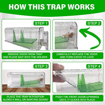 Humane Mouse Trap, Reusable Mouse Traps for Indoors and Outdoors - Our ...