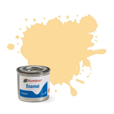 Humbrol No.148 Matt Radome Tan Enamel Paint - 14ml Tin for Model Kits ...