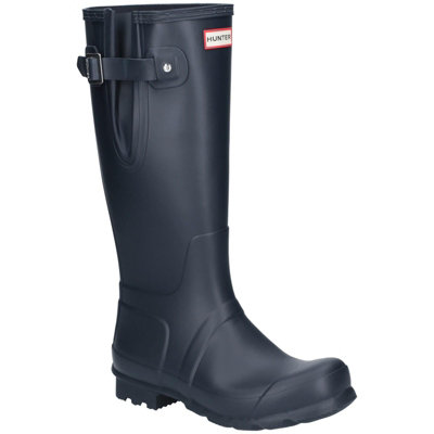 Hunter Original unisex navy rubber side-adjustable waterproof ...