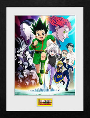Hunter X Hunter Key Art Running 30 x 40cm Framed Collector Print