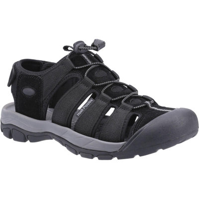 HUSH PUPPIES PERU BLACK SUMMER TOUCH TOGGLE FASTENING TOE BUMPER ...