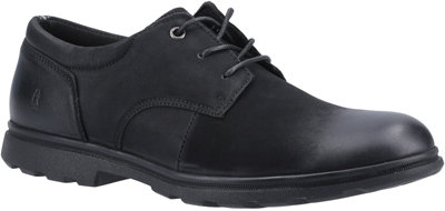 Hush Puppies Trevor men's black nubuck memory foam work smart formal Derby shoes