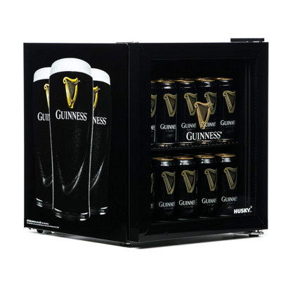 Husky Guiness Mini Drinks Cooler, 48 Litre, Black, HUS-HY205