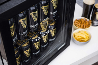 Husky Guiness Mini Drinks Cooler, 48 Litre, Black, HUS-HY205