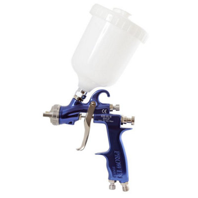 HVLP Gravity Feed Premium Quality Spray Gun With 600Ml Paint Pot 1.3mm ...