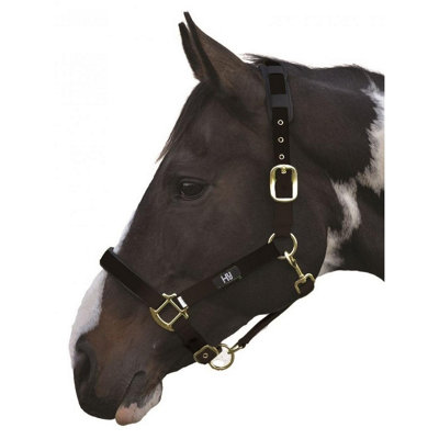 Hy Deluxe Padded Head Collar Black (XL)