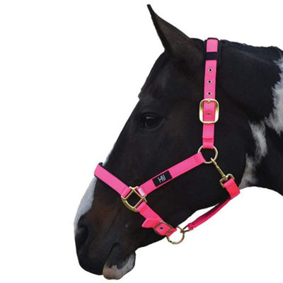 Hy Deluxe Padded Head Collar Hot Pink (Full) | DIY at B&Q