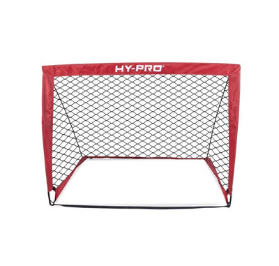 Hy-Pro 4ft x 3ft Pop Up Flexi Football Soccer Goal Indoor Outdoor ...