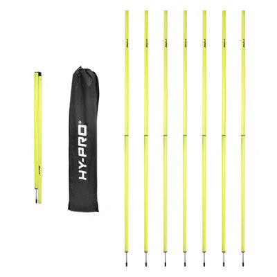 Hy-Pro 8pk Collapsible Agility Pole With Spike