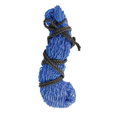 Hy Slow Flow Lock-Knot Horse Hay Net Blue (One Size)