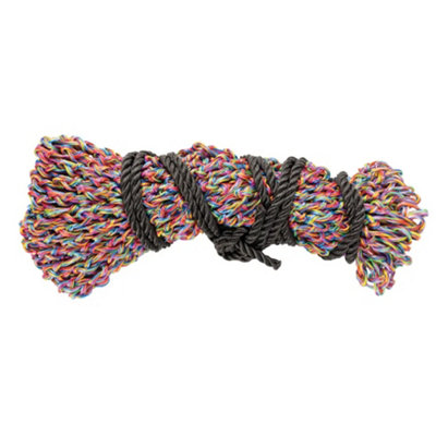 Hy Slow Flow Small Holes Horse Hay Net Rainbow (One Size)