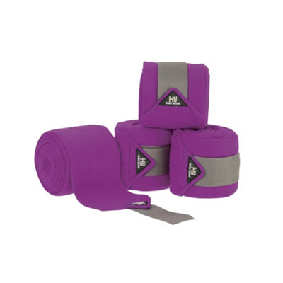 Hy Sport Active Luxury Horse Bandages (Pack of 4) Amethyst Purple (Cob ...
