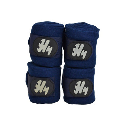 Hy Stable Bandage (Set Of 4) Navy (3m x 10cm)