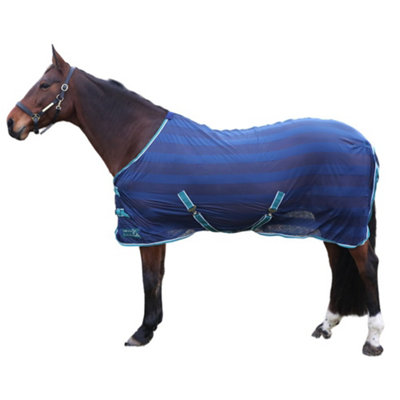 Hy StormX Empra Standard-Neck Air Motion Horse Cooler Rug Navy (5 6 ...