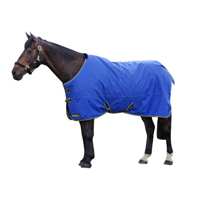 Hy StormX Original 100 Turnout Rug Royal Blue/Navy/Yellow (4ft 6in ...