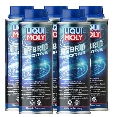 Hybrid Engine Additive Petrol Fuel System Cleaner 250ml Liqui Moly x5