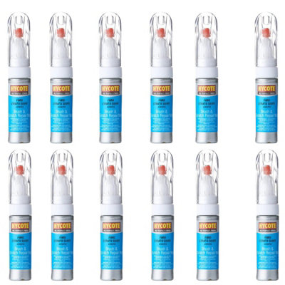 Hycote Colour Touch Up Brush Paint Ford Strato Silver (Metallic) 12.5ml ...