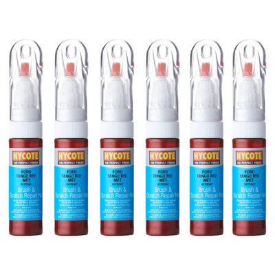 Hycote Colour Touch Up Brush Paint XCFD507 Ford Tango Red (Metallic) 12 ...