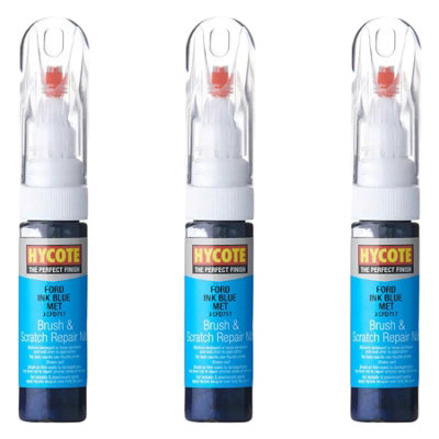 Hycote Colour Touch Up Brush Paint XCFD717 Ford Ink Blue (Metallic) 12 ...