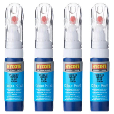 Hycote Colour Touch Up Brush Paint XCPE202 Peugeot Indigo Blue 12.5ml ...