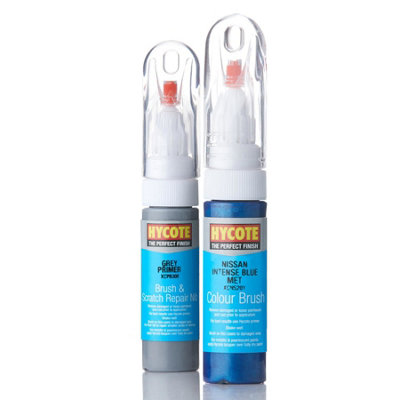 Hycote Pen Colour Brush Nissan Intense Blue Metallic 12.5ml + Grey ...