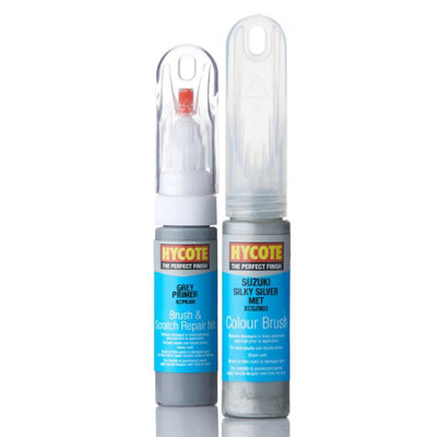Hycote Pen Colour Brush Suzuki Silky Silver Metallic 12.5ml + Grey ...