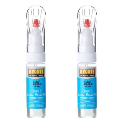 Hycote Touch Up Brush XCPB304 Clear Paint Lacquer 12.5ml x2 | DIY at B&Q