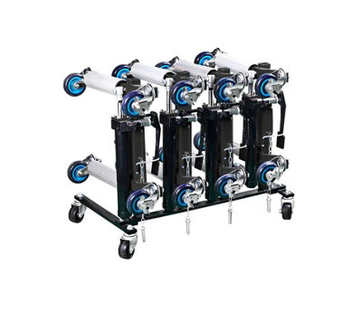 Hydraulic Positioning Wheel Skate Trolley (Go Jack Stand Vehicle Car ...
