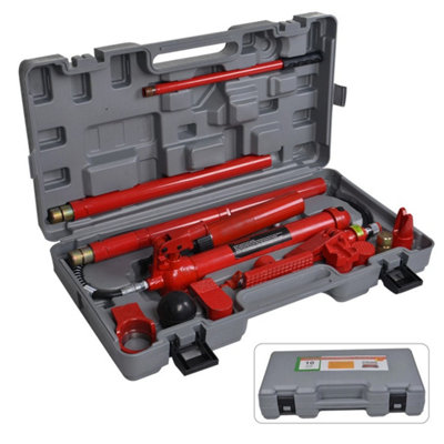 Hydraulic Power Car Van Jack Body Porta Frame Repair Kit Auto Car Tool ...