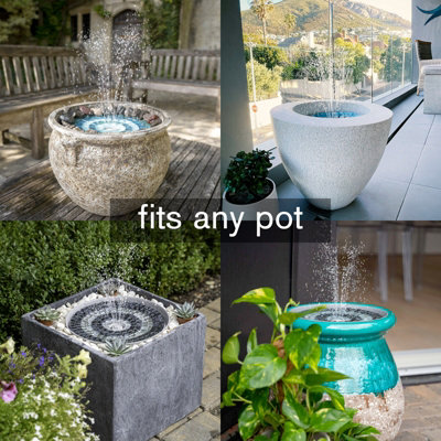Hydria Cordless Water Feature Kit - Turn Any Pot Into A Water Feature ...